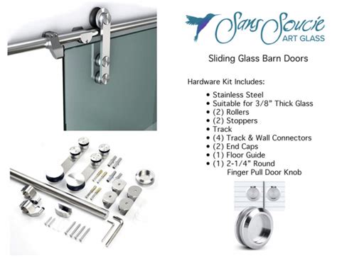 Sliding Glass Barn Door Packing List Sans Soucie