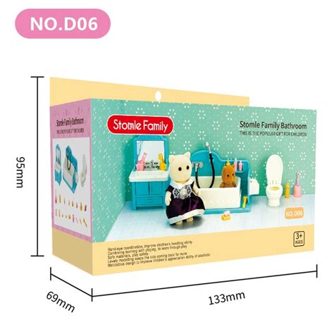 Miniatura Casa De Boneca Brinquedo Família Floresta Montessori Cozinha Crianças Fingem Jogo