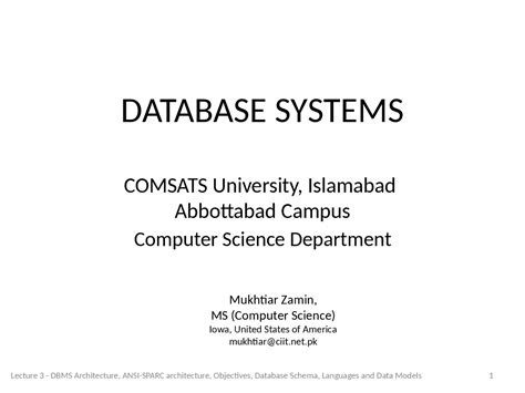 Dbms Architecture And Design Lecture Notes Deductive Database Systems Docsity
