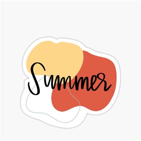 Summer Sticker For Sale By Natalie Jarrett Redbubble