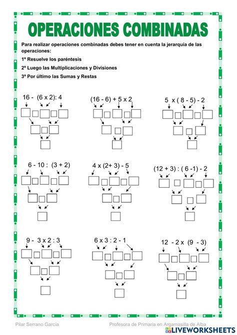Operaciones Básicas Exercise For Tercero Matemáticas De P… En 2025
