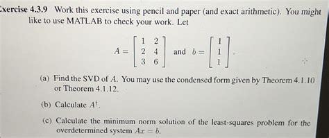 Solved Xercise 439 Work This Exercise Using Pencil And