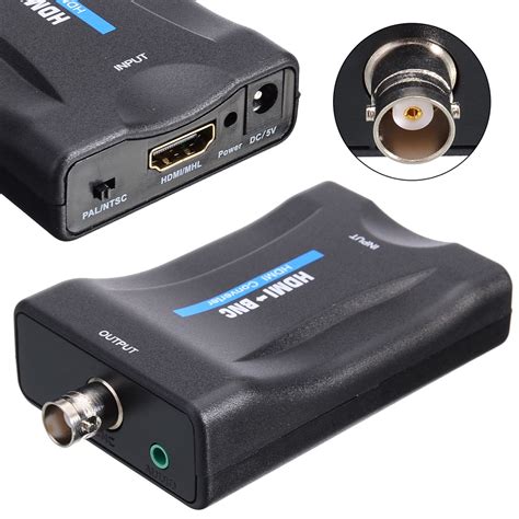 Hdmi To Bnc Composite Video Signal Converter Adapter Vhs Dvd Player Pal Ntsc Shopee Philippines