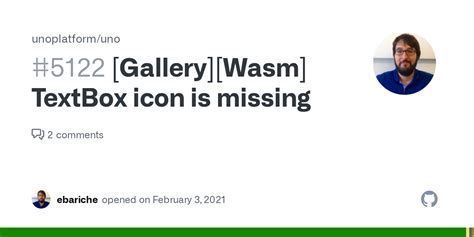 [gallery][wasm] textbox icon is missing · issue 5122 · unoplatform uno