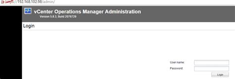 Как настроить VMware vCenter Operations Manager 5 8 X через vCenter Web