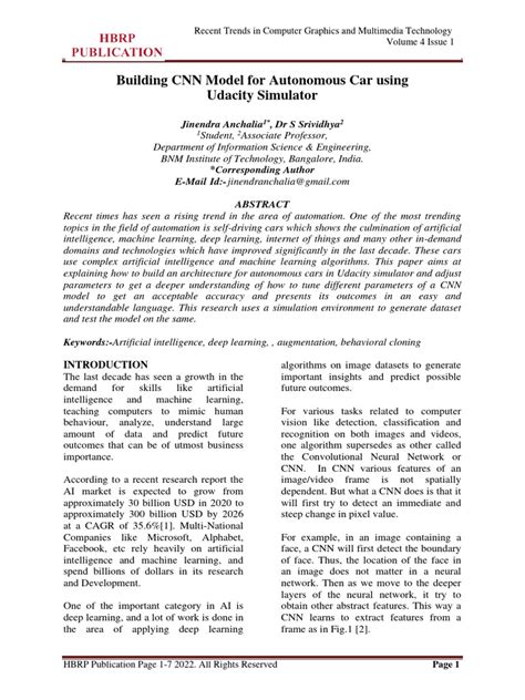 Building Cnn Model Formatted Paper Pdf Deep Learning Artificial