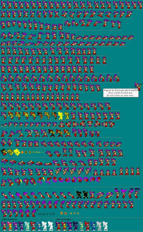 Pregnant Shantae Sprite Sheet Gbc By Deltasceptile On Deviantart