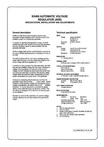 Sx Voltage Regulator Wiring Diagram
