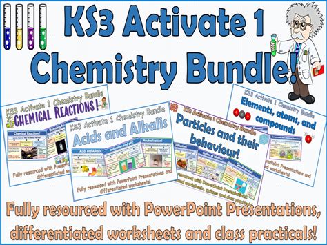 Activate Ks Chemistry Bundle Teaching Resources