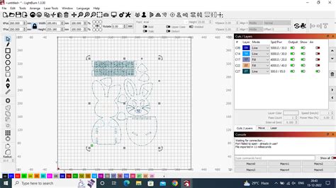 preview button showing distorted shapes os specific lightburn