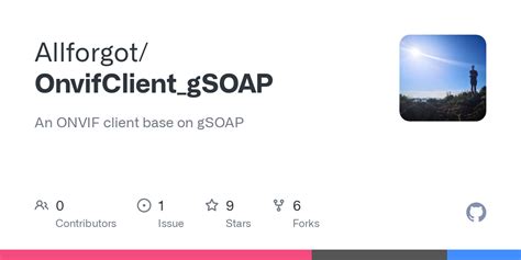 Github Allforgotonvifclientgsoap An Onvif Client Base On Gsoap