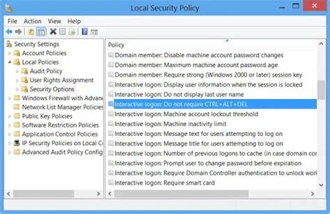 Enable Disable CTRL ALT DEL Secure Logon Ctrl Alt Del In Windows