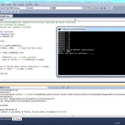 Fixed Buffer Overflow Example From Fig 6 Download Scientific Diagram
