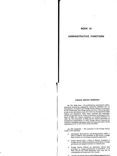 Ph Foreign Service Code Book Iii Pdf
