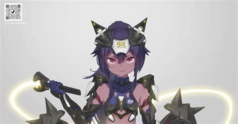 メカ娘 黒甲冑の乙女 The Maiden In Bk Armor 03 ベア猫（遺伝子組み換えでない）のイラスト Pixiv