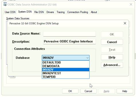 Windows How To Deleteupdate Odbc System Dns Database Stack