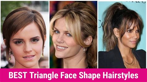 Triangular Face Shape Haircuts