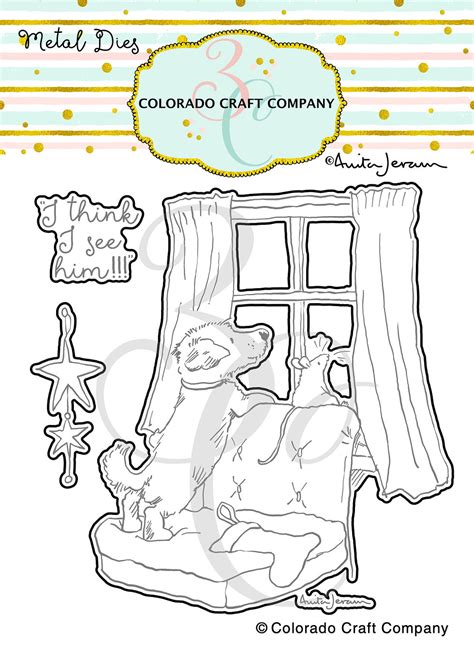 Colorado Craft Company Love Anita Jeram Clear Stamps Inks Metal