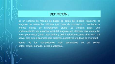 Diapositivas De Sql Server 2012 Ppt