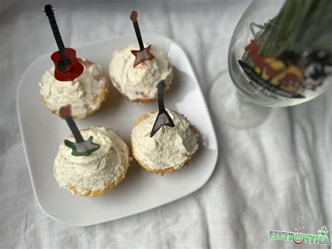 Kókuszos sajttorta muffin FittKonyha