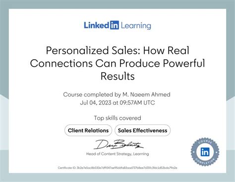 M. Naeem Ahmed on LinkedIn: Certificate of Completion