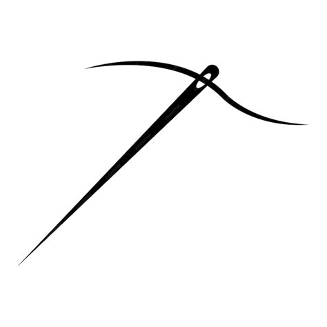 Premium Vector Sewing Needle Icon Logo Vector Design Template