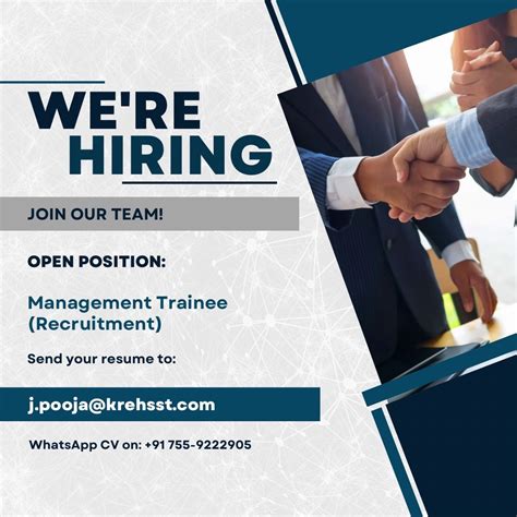 Pooja Jadhav On Linkedin Hiring Managementtrainee Recruitment