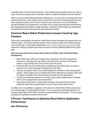 How Optimizing React Native Apps Drive User Retention PDF
