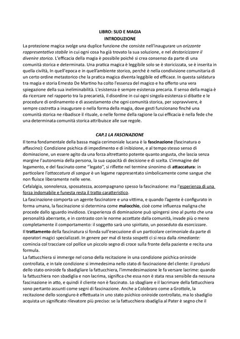 Sud E Magia De Martino Docsity