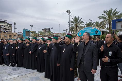 روضہ مبارک امام حسینع اور حضرت عباسع کے خدام کی جانب سے امام عليع