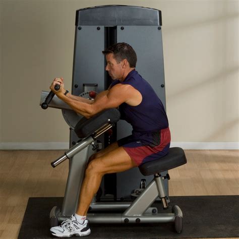 Body Solid Pro Dual Biceptricep Machine Dbtc Sf Bandit Fitness
