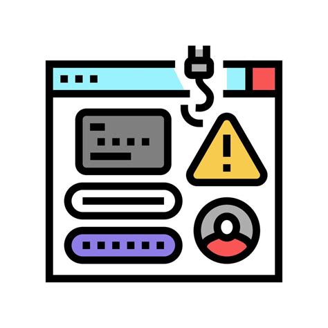 Phishing Attacks Color Icon Vector Illustration 18779872 Vector Art At Vecteezy