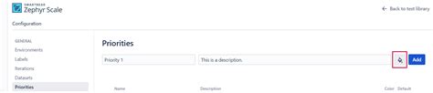 Configuration Zephyr Scale Server Documentation