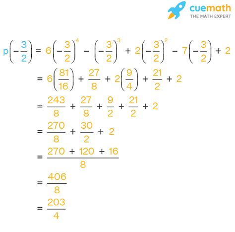 Remainder Theorem Polynomials Statement Proof Examples