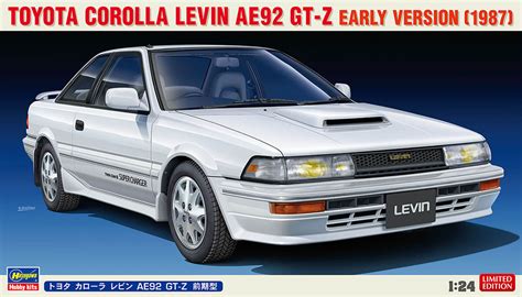 Hasegawa 1 24 TOYOTA COROLLA LEVIN AE92 GT Z EARLY VERSION 1987