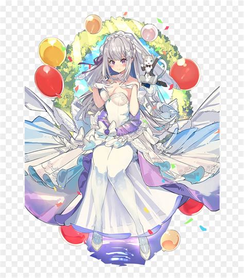 Media Media Emilia In A Wedding Dress Ft Puck Re Zero Emilia