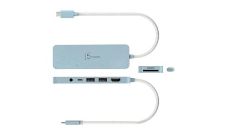 J5 Create Jcd373ec Usb C Multi Port Hub With Power Delivery Blue Harvey Norman Malaysia