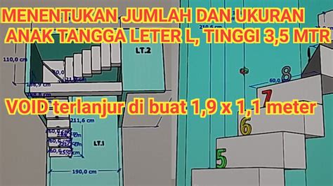 Cara Menghitung Anak Tangga Leter L Jumlah Dan Ukuran Anak Tangga