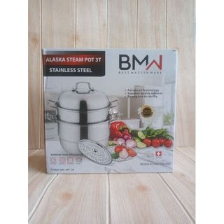 Jual BMW Alaska Steamer Panci Kukus Panci Susun Panci Steamer Stainless Shopee Indonesia