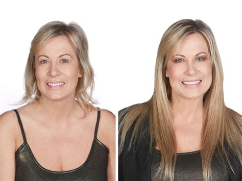 Hairdiamond Italia Hair Extensions And Accessories Before And After
