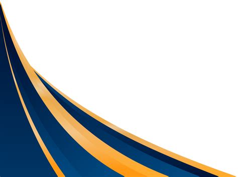 Blue And Gold Gradient Abstract Border For Business Or Certificate