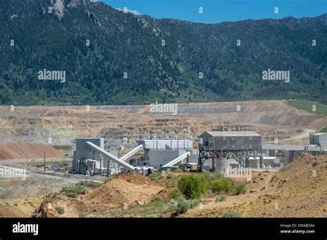 Berkeley Pit In Butte Montana Stock Photo Alamy