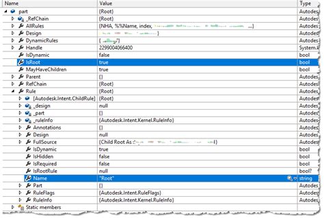 How To Retrieve Properties Shown In Debuggers Watch From Activeroot