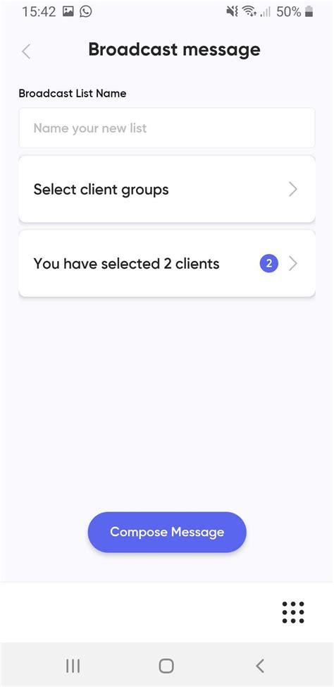 how to create a broadcast message mobile app my pt hub