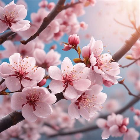 Sakura Background Stock Illustration Illustration Of Plant 293406565