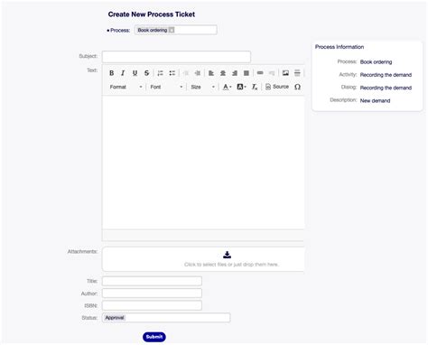 New Process Ticket Otobo User Manual Documentation