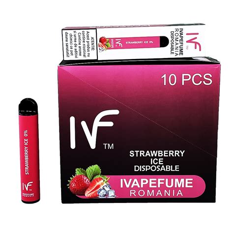 10 db IVapeFume Strawberry Ice elektronikus cigaretta készlet 0