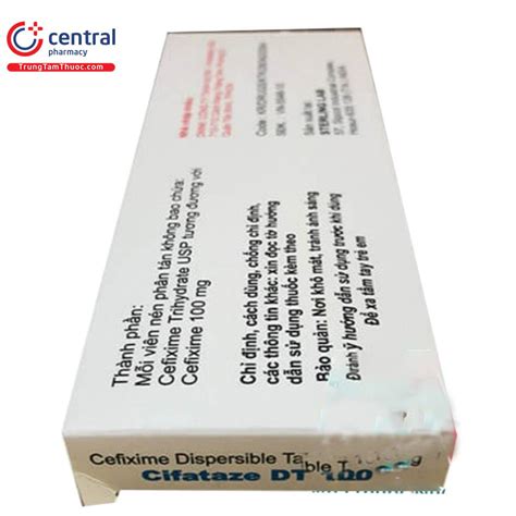 CHÍNH HÃNG Thuốc kháng sinh Cifataze DT điều trị nhiễm khuẩn