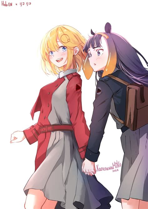 Ninomae Ina Nis Watson Amelia Nishikigi Chisato And Inoue Takina Hololive And More Drawn