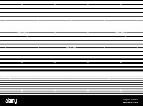 Halftone Random Horizontal Straight Parallel Lines Stripes Pattern And Background Lines Vector